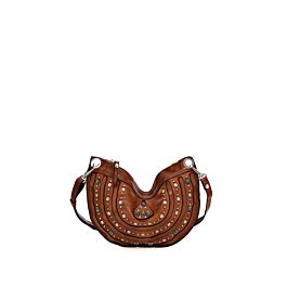 Borsa Monospalla Catullo Cognac Campomaggi