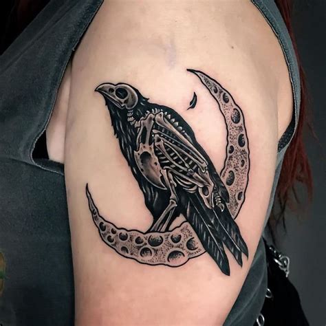 Amazing Crow Tattoo Designs You Need To See Crow Tattoo Design