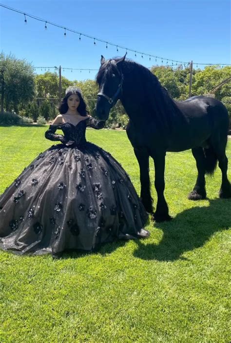 Black Quinceanera Dresses Mexican Quinceanera Court Outfits