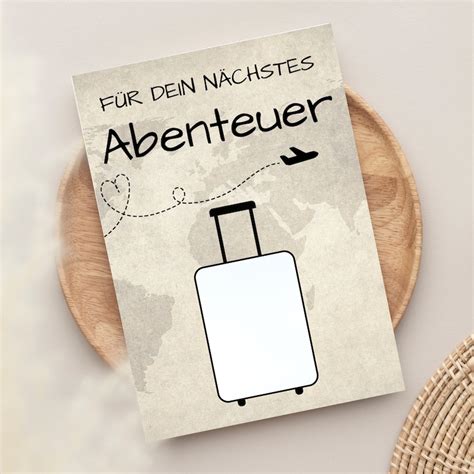 Geldgeschenk Verpackung Zuschuss Reisekasse Urlaubsgeld Geburtstag
