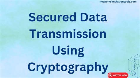 secured data transmission using cryptography youtube