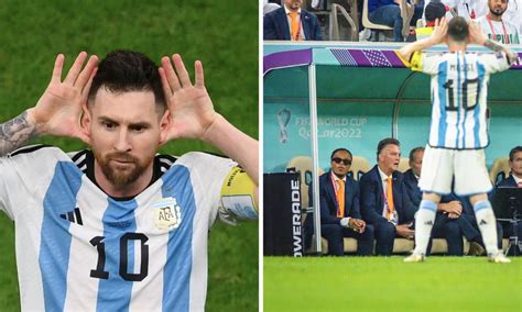 EA Sports FC 2024 incluye la celebración que Messi le hizo a Van Gaal