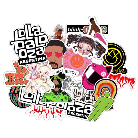 Stickers Lollapalooza Valu Gráfica Creativa