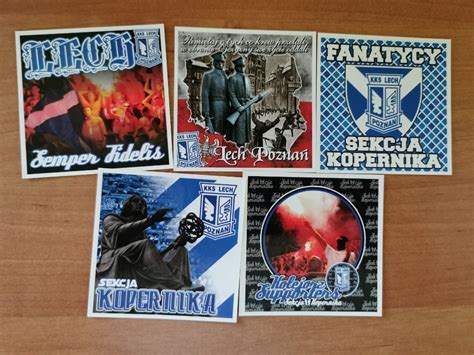 Vlepki Lech Poznań Kopernika Kraków Licytacja na Allegro Lokalnie