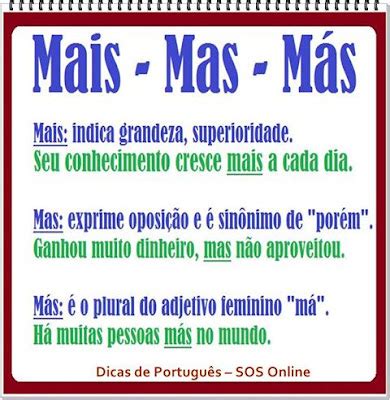 Português CEEJA Mais X Mas e Más