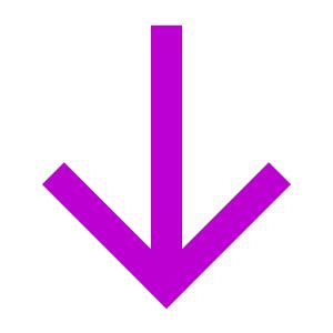Flecha Hacia Abajo Icono Rosa
