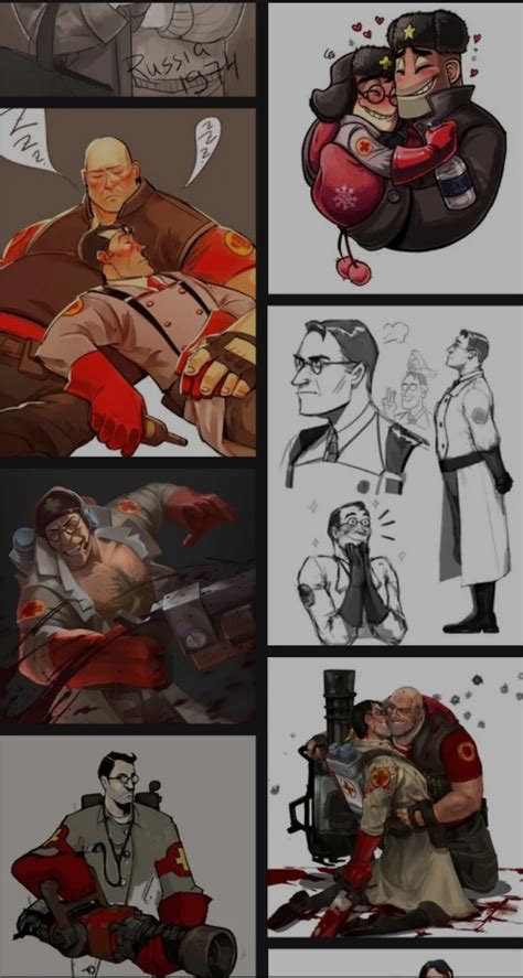 Создать мем team fortress 2 medic team fortress 2 медик и хеви