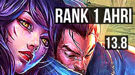 Ahri Vs Yasuo Mid Rank Ahri Rank Tr Challenger