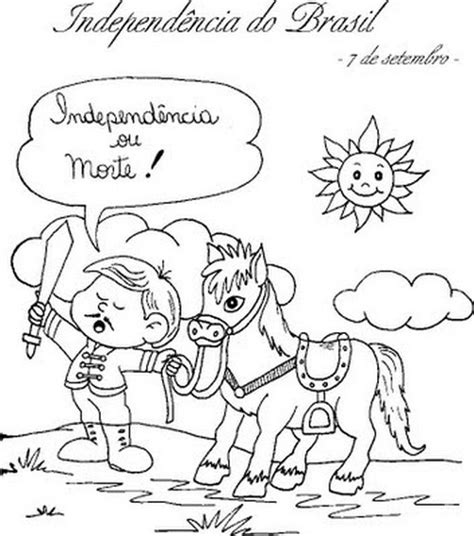 De Setembro Atividades E Desenhos Para Colorir Independ Ncia
