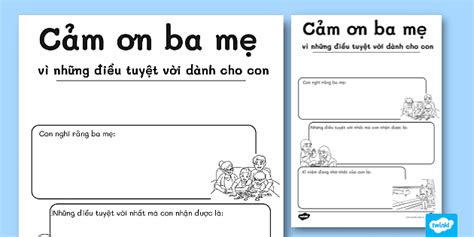 M U Thi P Vi T Th Tri N B M Cho Ng Y L Vu Lan Twinkl