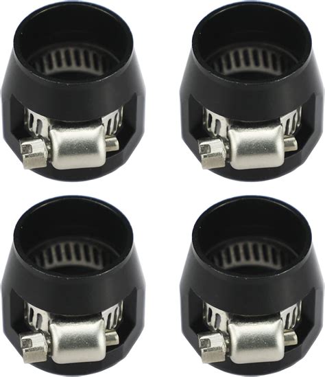 Amazon Ucreative 4PCS 10AN Flexible Rubber Hose Pipe Clamps Hose