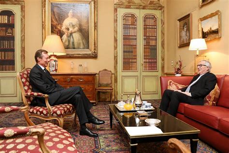 Grão Duque Henri recebeu Jean Claude Juncker Ministro Honorário de