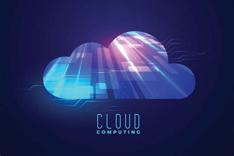 Digital Cloud Computing Technology Background 36888693 Vector Art At