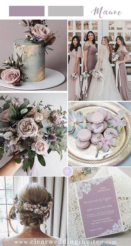 Top Purple And Grey Wedding Color Palettes For Brides Gray