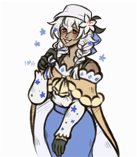Hanafruit C Mm Open On Twitter Fanart Of Some Lovely White Lily