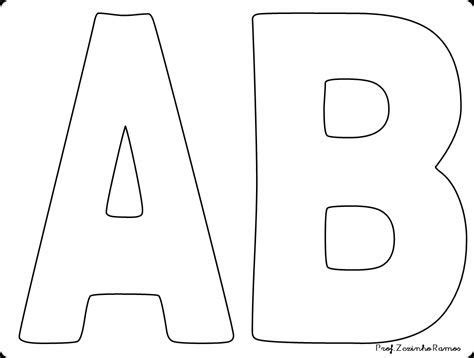 Blog Professor Zezinho Molde De Letras Maiúsculas E Letras disney