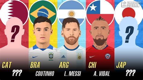 O MELHOR JOGADOR de cada SELEÇÃO Copa América 2019 YouTube