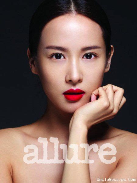 Zhao Ruzhen Allure Korea Prominente Fotos Sammlung