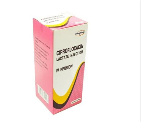 Ciprofloxacin Lactate Injection Mg Ml Cipro Hcl Ciprofloxacin