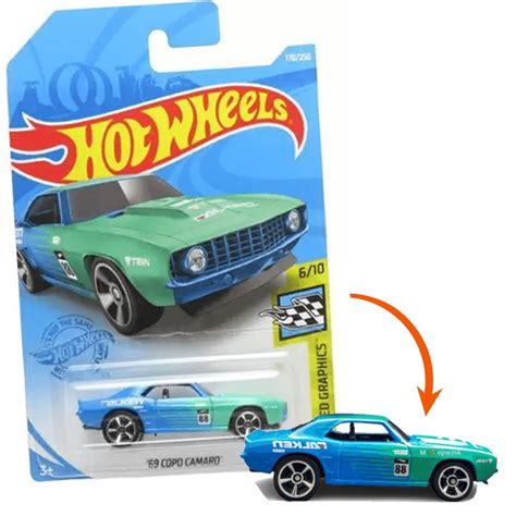 Hot Wheels 69 Copo Camaro Falken Tires Mattel GRY44 Submarino