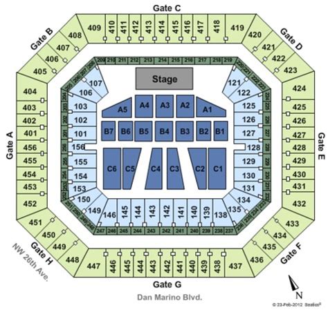 Hard Rock Stadium Seating Chart Rolling Loud Two Birds Home