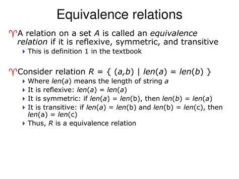 ppt discrete mathematics equivalence relations powerpoint presentation id 5641708