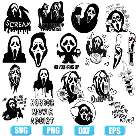 Ghostface Scream Svg Scream Svg Ghost Face Svg Ghostface Svg Scream