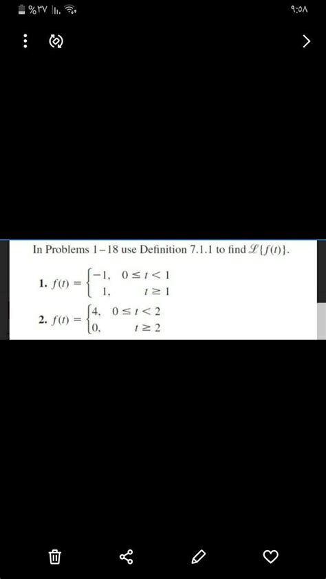 solved pv ii 9 01 in problems 1 18 use definition 7 1 1 to