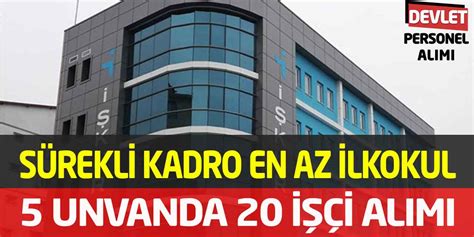 Manavgat Belediyesi En Az İlkokul Sürekli Kadro 20 İşçi Alımı