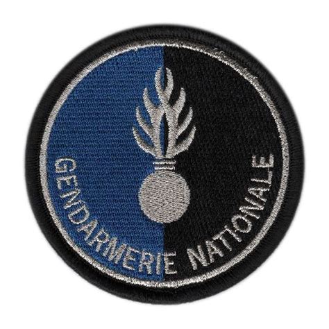 Écusson Gendarmerie Nationale Grenade Sur Scratch