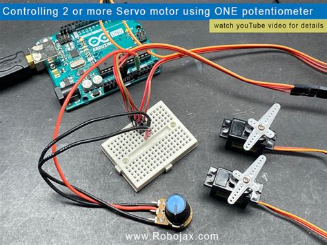 How To Control Multiple Servo Motors Using One Potentiometer With