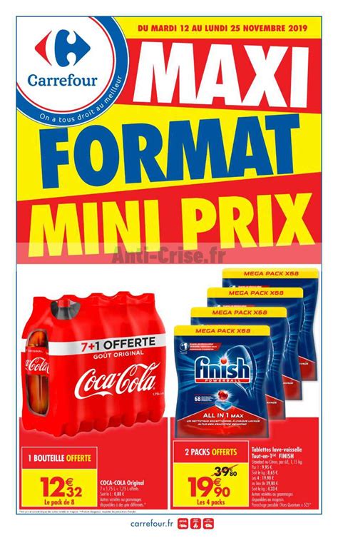 Anti Crise Fr Catalogue Carrefour Du 12 Au 25 Novembre 2019 Maxi