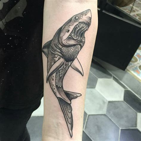 Great White Shark Tattoo Ideas