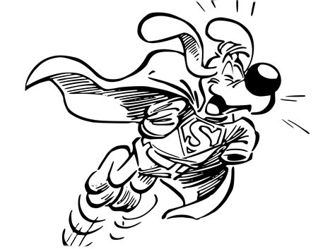 Coloriage Superbill Boule et Bill à imprimer