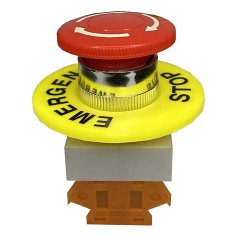 Botón Paro De Emergencia Rotatorio 660V 10A Lay7 Bcy090 Lay37 NA NC