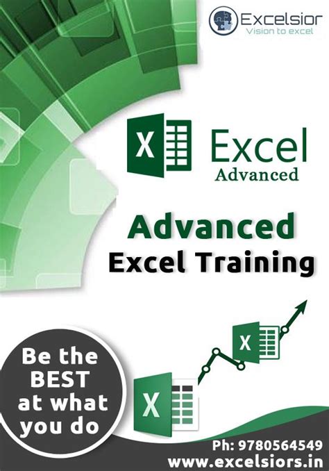 An Advertisement For Excel Advanced Training