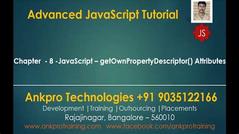 advanced javascript chapter 8 javascript getownpropertydescriptor attributes youtube