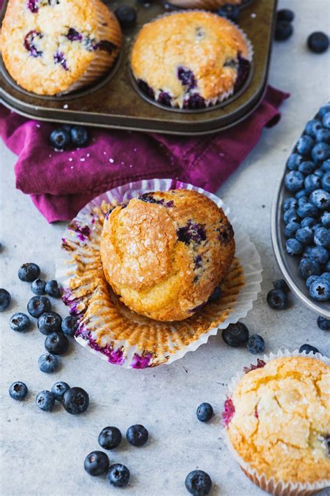 Bakery Style Blueberry Muffin Recipe Oh Sweet Basil