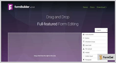Best Form Builder Jquery Plugins Free And Paid Formget