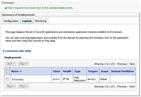 oracle weblogic server 12c 12 2 1 deploying and undeploying applications