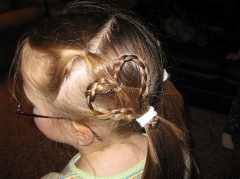 Hairdo How To Braided Heart Ponytail
