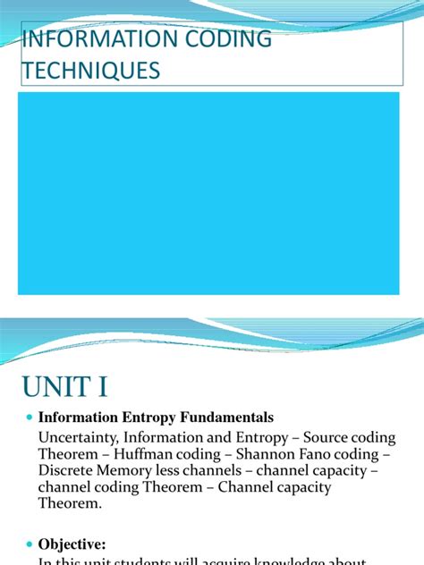information coding techniques pdf code data compression