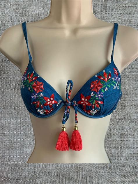 Piha By Moontide Bikini Tops Slim Tie Plunge Bikinis Swim Tops Beach