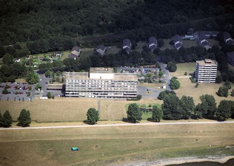 Luftbild Duisburg Klinikgelände des Krankenhauses Helios Rhein Klinik