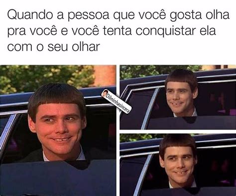 Quando a pessoa que você gosta olha pra você e você tenta conquistar