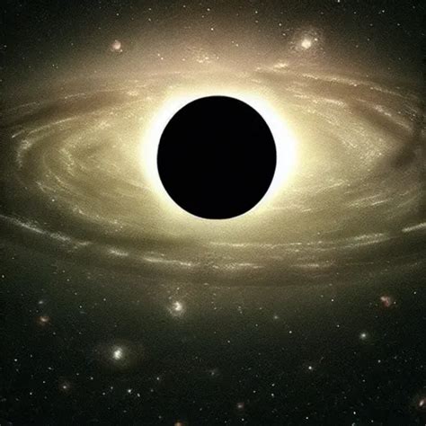 God Creating The Universe In A Black Hole Creepy Stable Diffusion