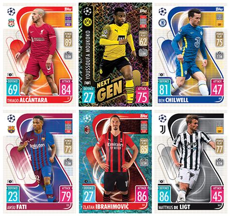 Topps Match Attax UEFA Champions League TC 2021 2022 Trading Cards