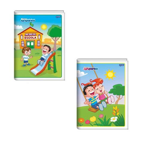 CADERNO BROCHURÃO JANDAINHA 60 FOLHAS JANDAIA HM2 Papelaria Bauru
