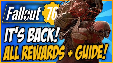 Fallout 76 Treasure Hunter Event All Rewards Guide YouTube