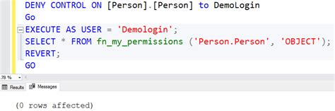 Grant With Grant Revoke And Deny Statements In Sql Server And Azure